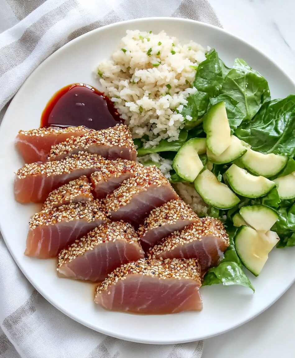 Sesame-Seared Tuna - Quickest Recipes
