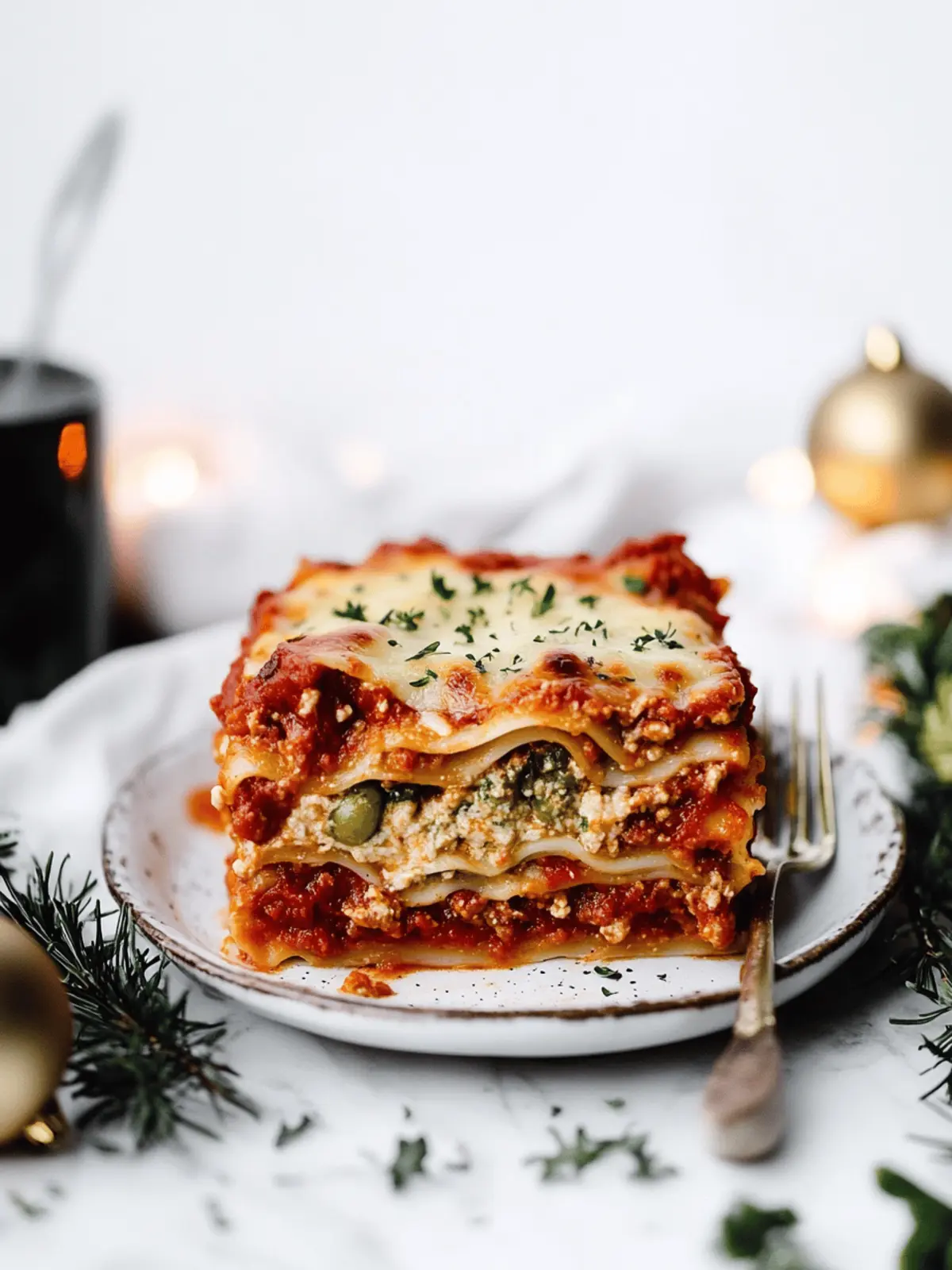 Delightful Christmas Eve Lasagna with Pesto Ricotta Twist - Quickest ...