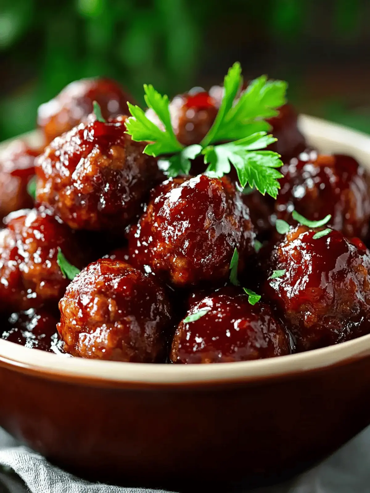 Cranberry Meatballs Crockpot: Effortless Flavor for Gatherings ...