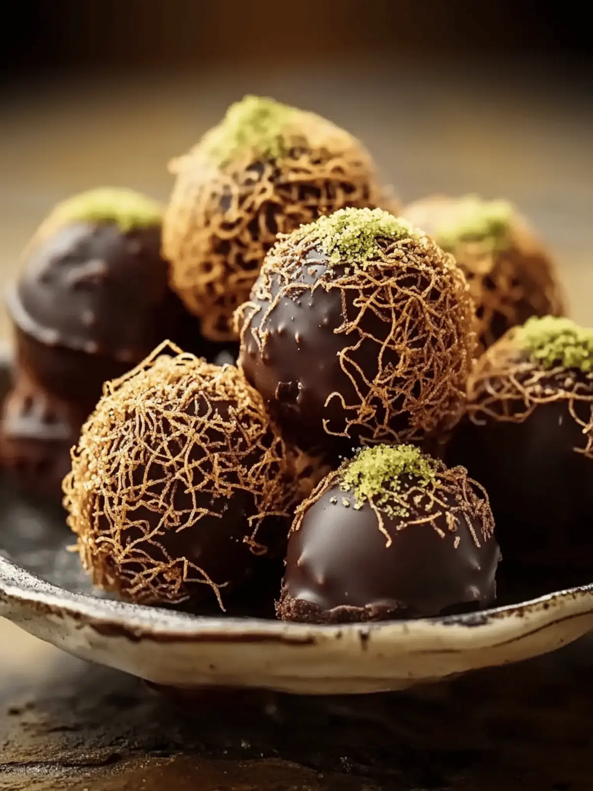 Delicious Dubai Chocolate Balls with Crunchy Pistachio Bliss - Quickest ...