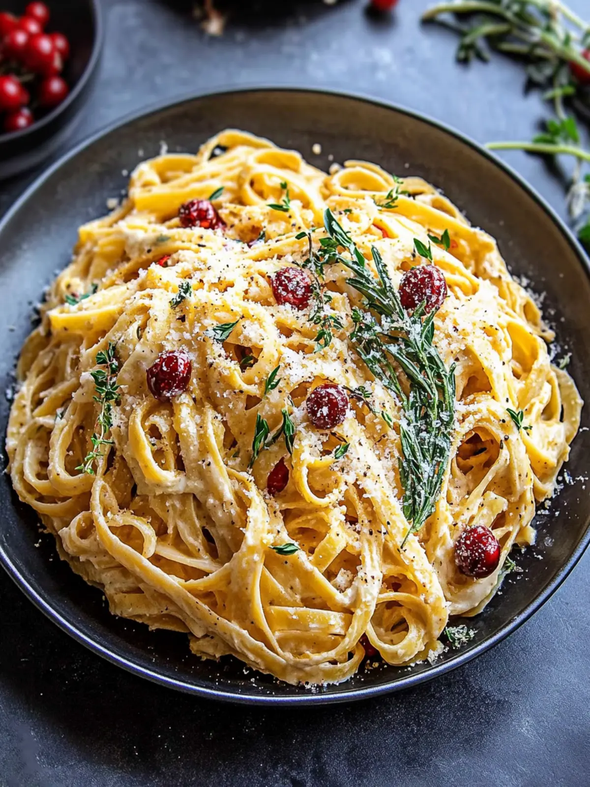 Indulge in Creamy Christmas Fettuccine Pasta Bliss - Quickest Recipes