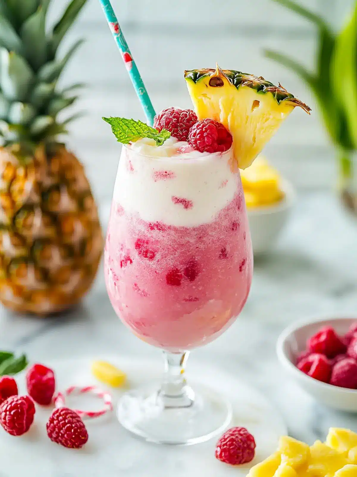 Raspberry Piña Colada: Your Ultimate Summer Escape Drink - Quickest Recipes
