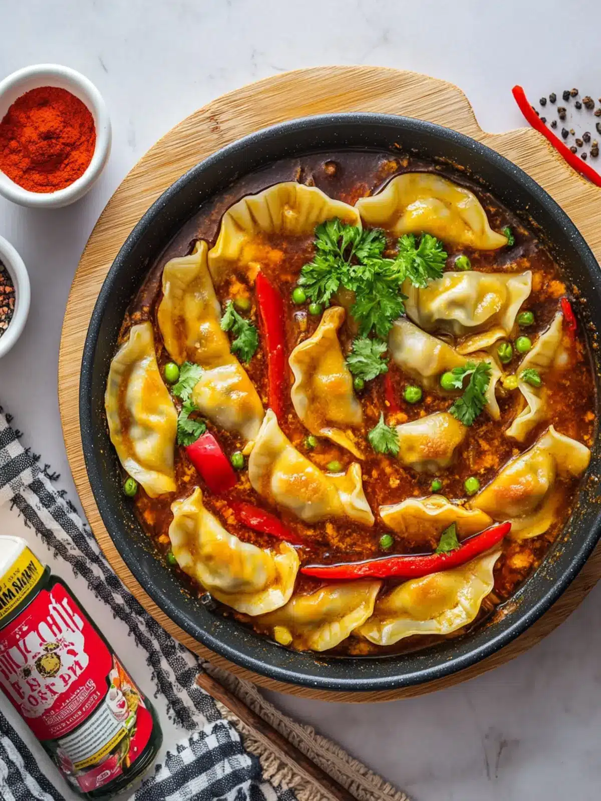 One Pan Gyoza Curry Bake for Cozy Weeknight Comfort - Quickest Recipes