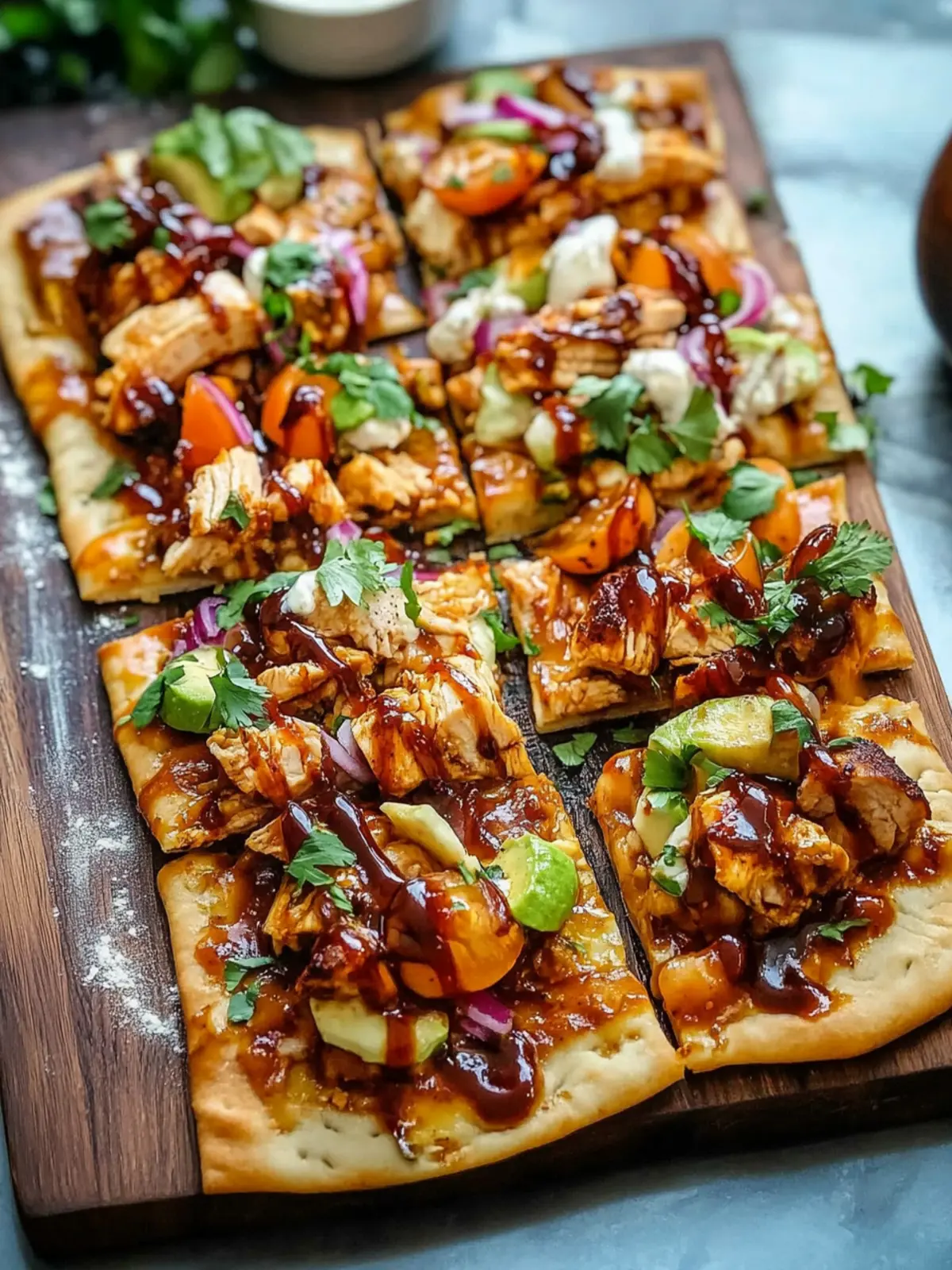 High Protein BBQ Chicken Flatbread Ready in Just 20 Minutes - Quickest ...