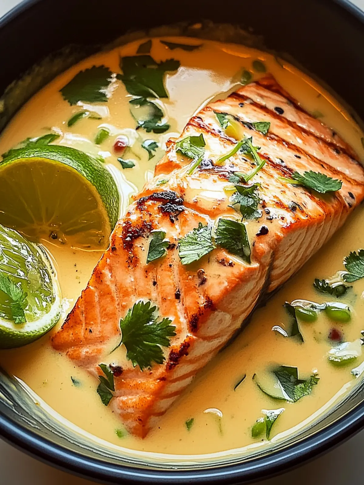 Poached Salmon in Coconut Lime Sauce: A Tropical Flavor Escape ...