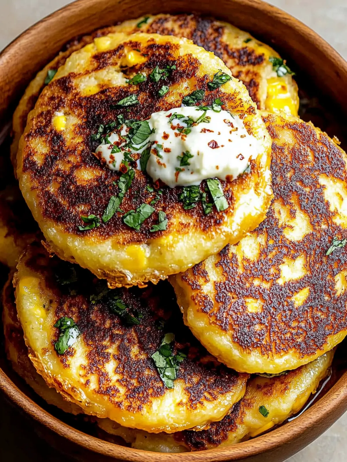Irresistible Venezuelan Sweet Corn Cachapas with Gooey Cheese ...