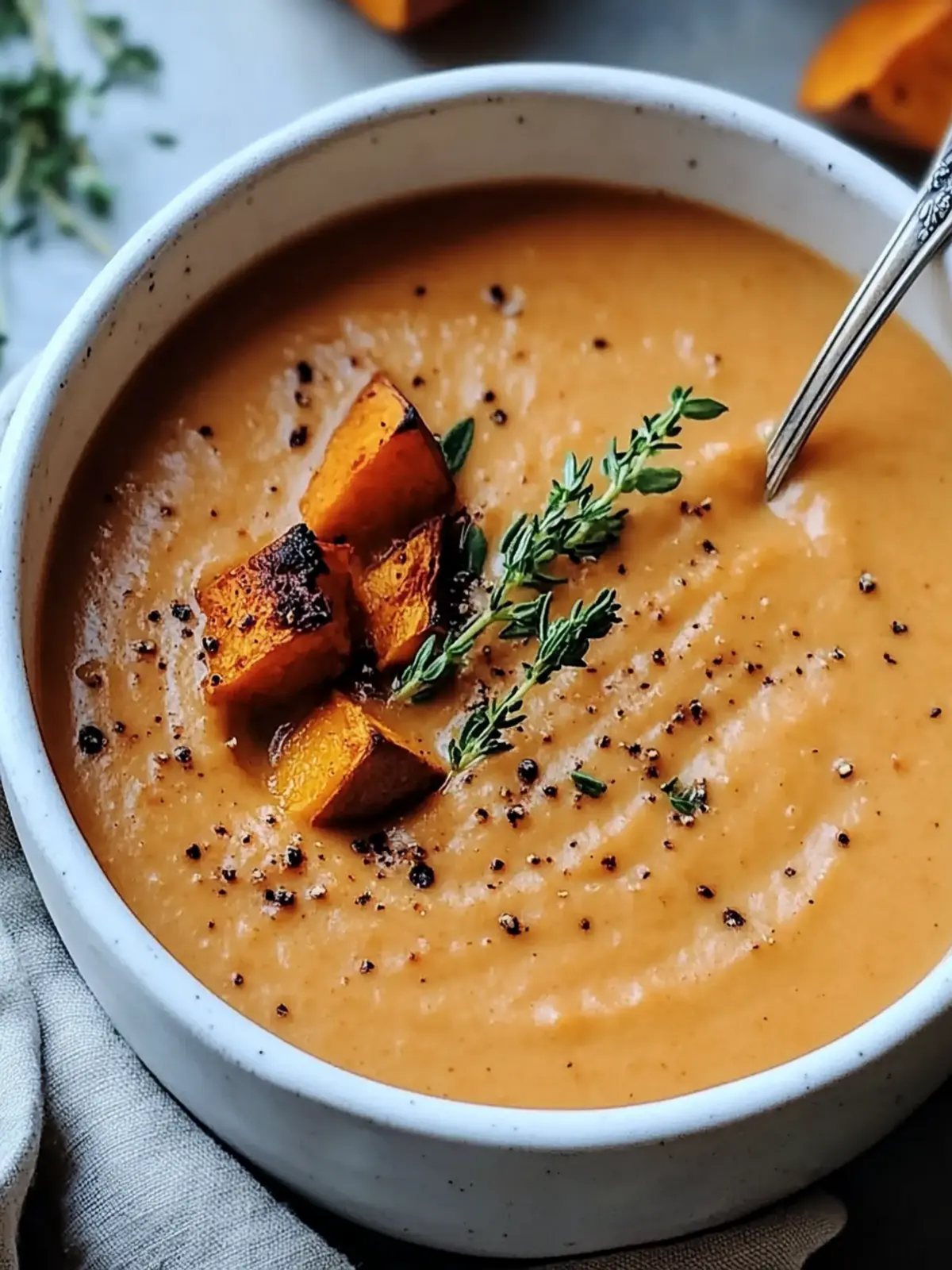 Hearty Roasted Italian Sweet Potato Soup You’ll Crave - Quickest Recipes