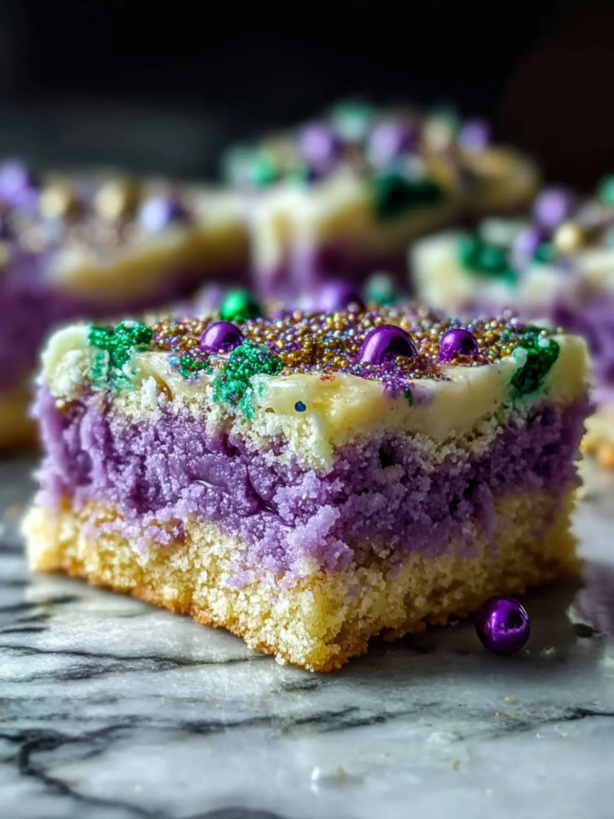 Mardi Gras King Cake Bars – Easy, Festive Sweet Treats - Quickest Recipes