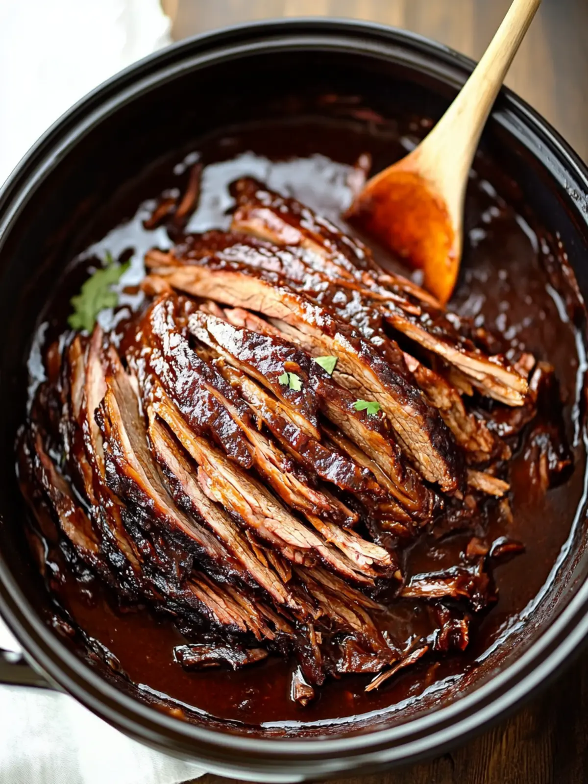 Melt-in-Your-Mouth Slow Cooker BBQ Beef Brisket Adventure - Quickest ...