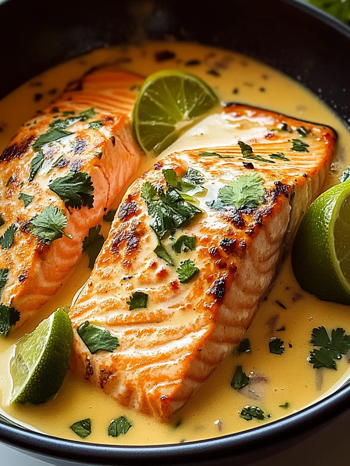 Poached Salmon in Coconut Lime Sauce: A Tropical Flavor Escape ...
