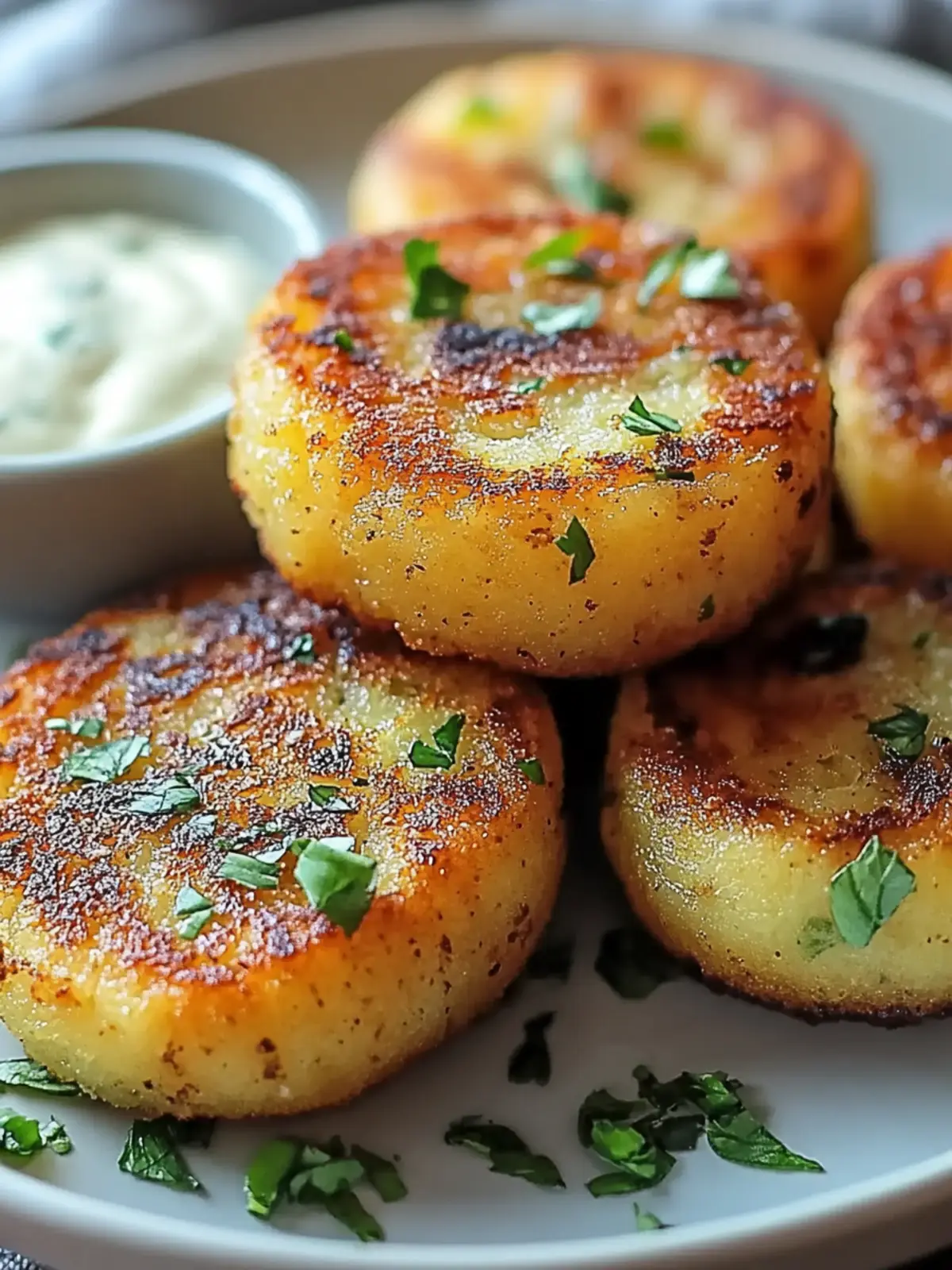 Crispy Caribbean Yucca Cakes with Garlic-Lime Mojo Magic - Quickest Recipes