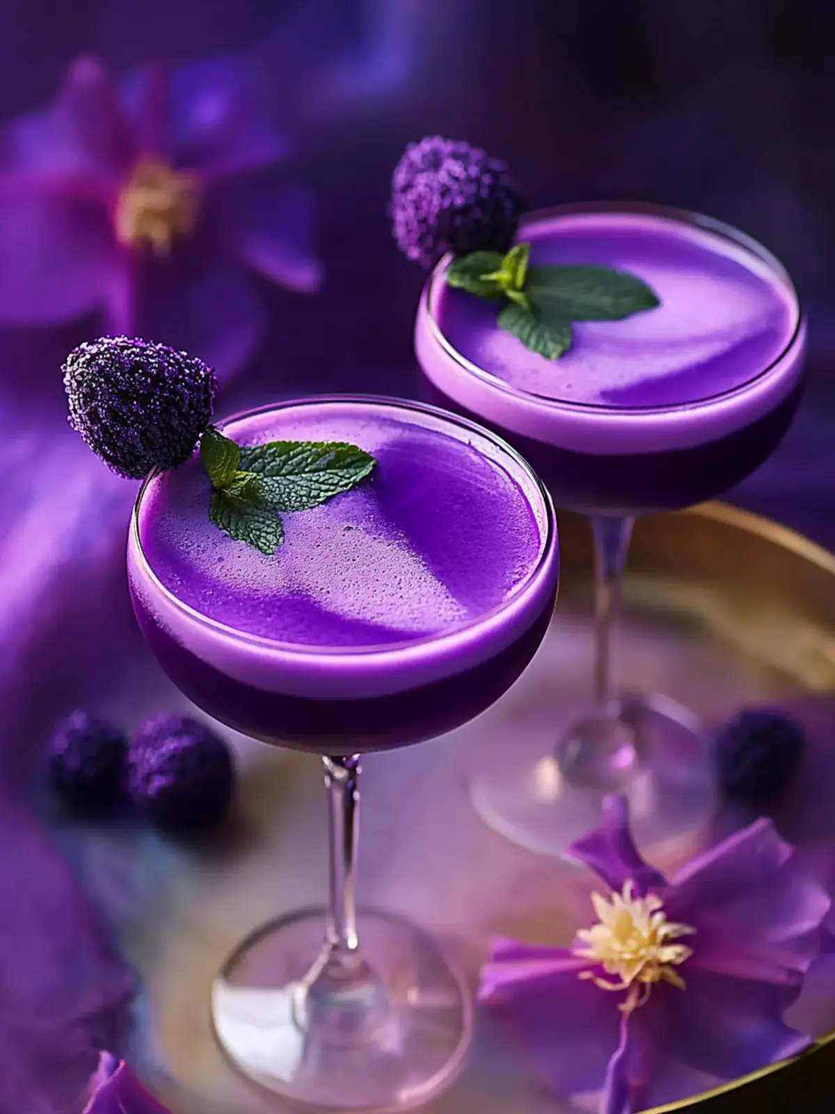 Ube Cocktails: Sip on Creamy Tropical Bliss at Home - Quickest Recipes