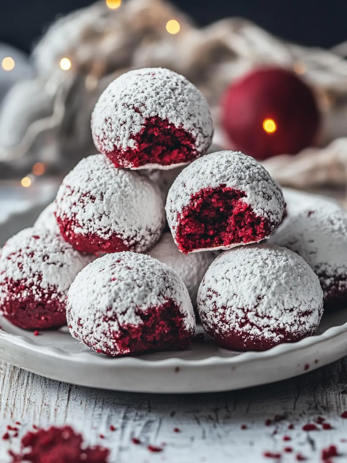 Delicious Red Velvet Snowball Cookies for Your Next Celebration ...