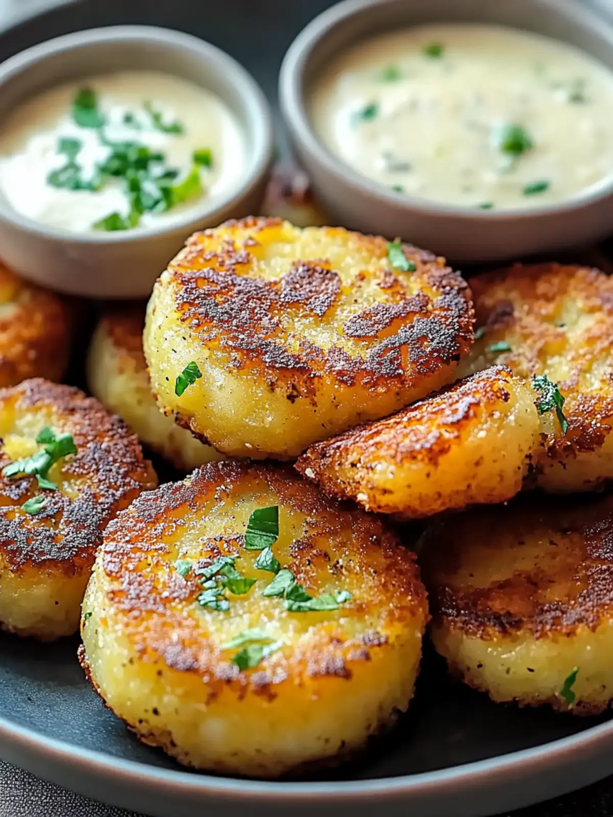 Crispy Caribbean Yucca Cakes with Garlic-Lime Mojo Magic - Quickest Recipes