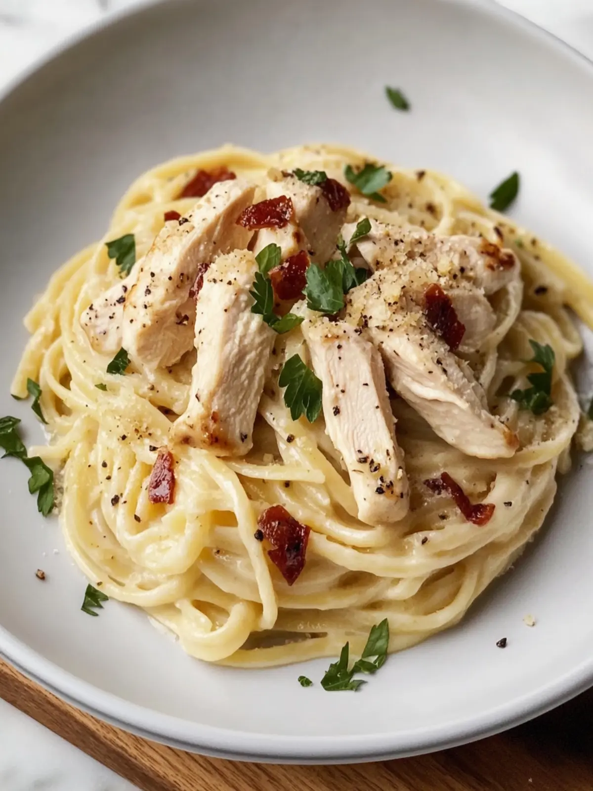 Decadent Best Chicken Carbonara That's Guilt-Free Delight - Quickest ...